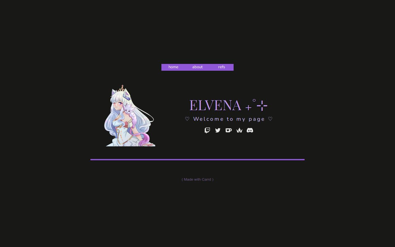 Elvena's Carrd